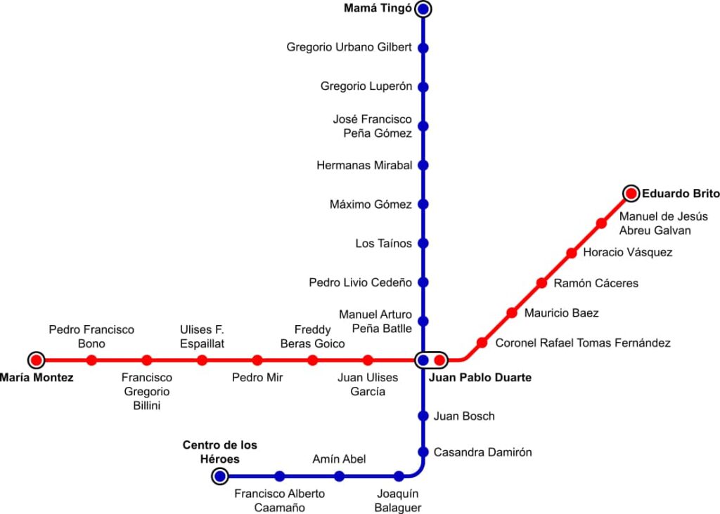 Mapa Metro Santo Domingo | Descargar o ver en línea (2026)